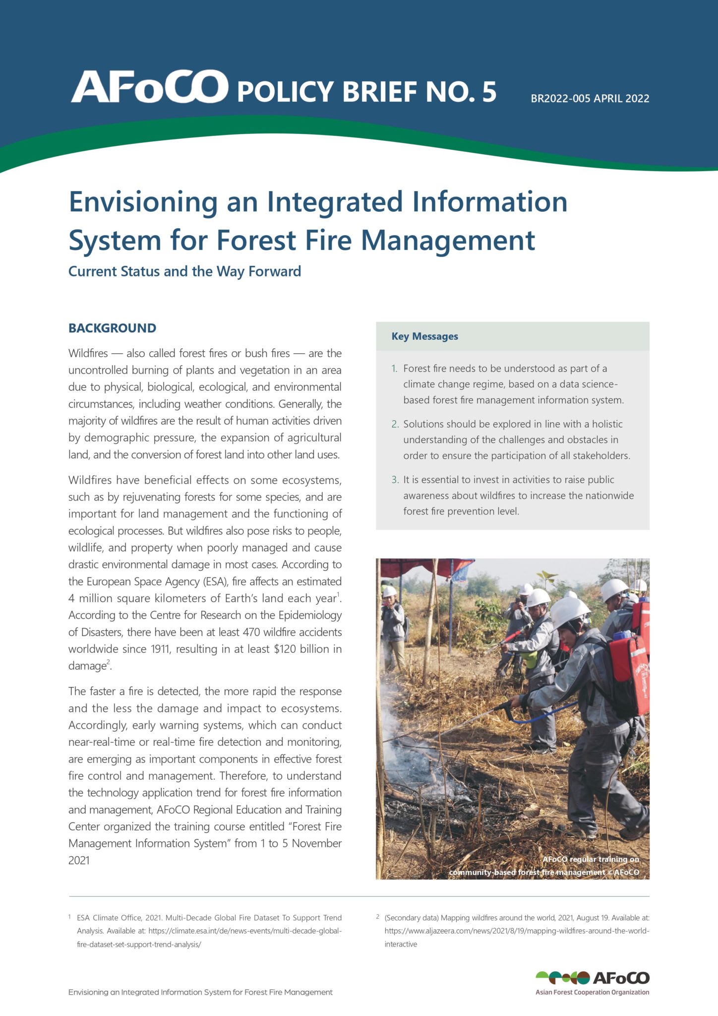 (Policy Brief 5) Envisioning an Integrated Information System for ...