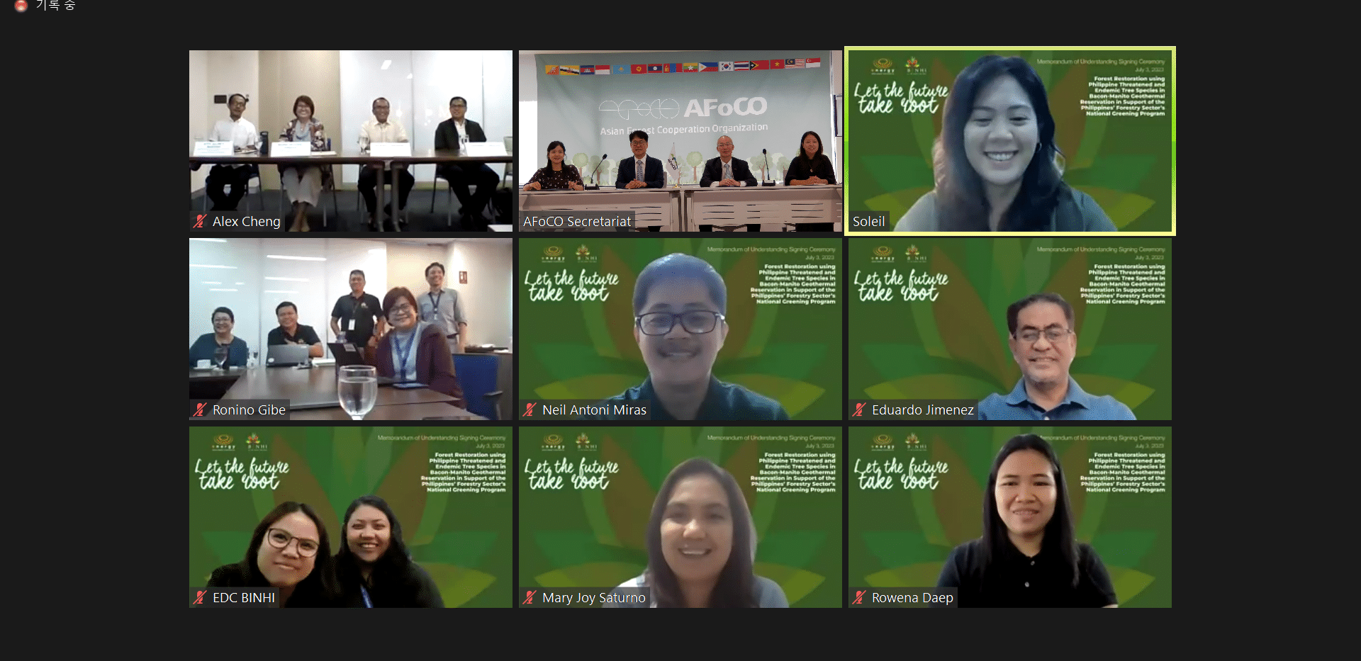 AFoCO inks MoU with Energy Development Corporation of the Philippines for project implementation ...