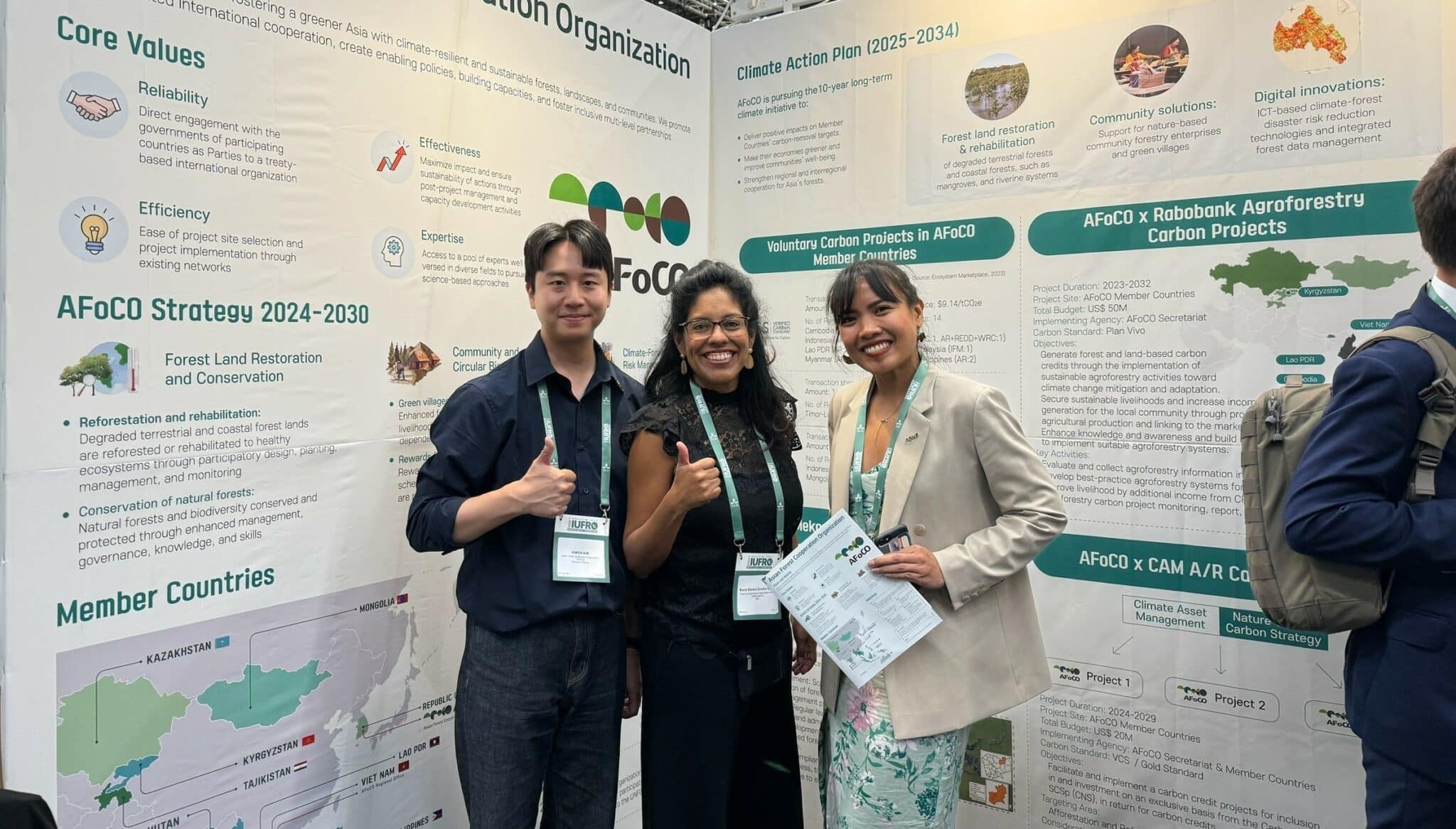 Green Milestones: AFoCO Shapes Sustainable Forestry at IUFRO 2024 | AFoCO