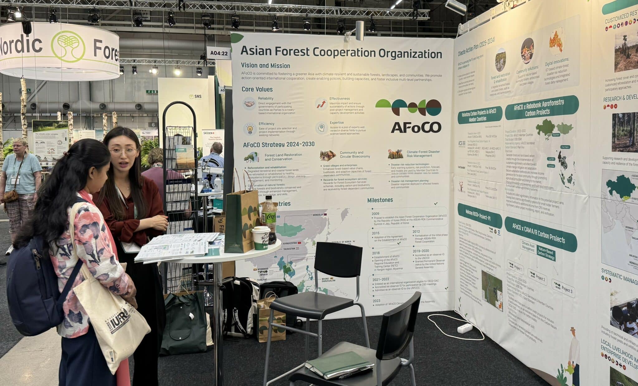 Green Milestones: AFoCO Shapes Sustainable Forestry at IUFRO 2024 | AFoCO