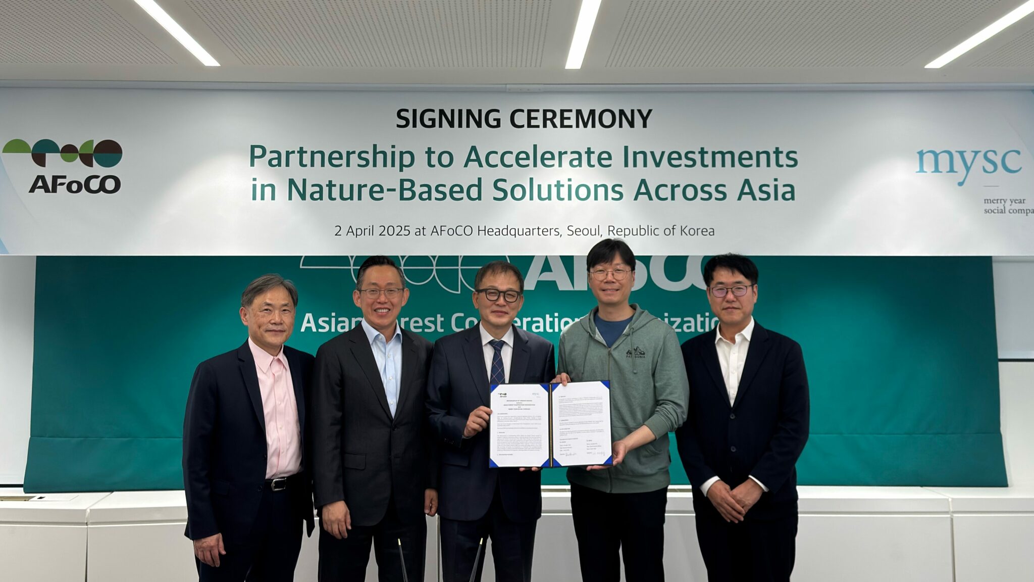 AFoCO and MYSC join forces to launch climate finance innovation for ...
