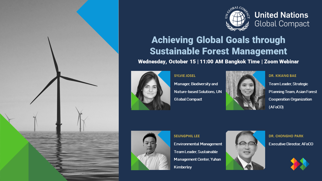 AFoCO and UN Global Compact Co-organized Webinar: Achieving Global ...